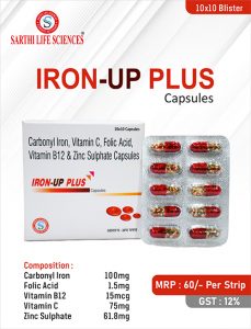 Carbonyl Iron + Folic Acid + Vitamin C + Vitamin B12 + Zinc Capsules ...