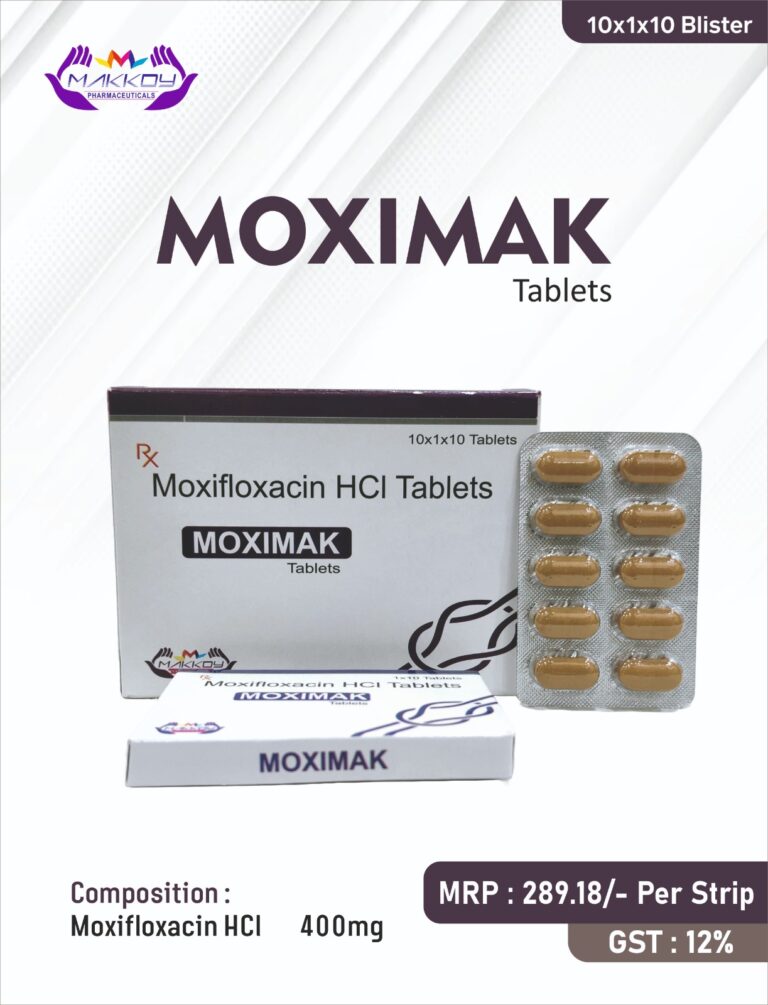 Moxifloxacin 400mg Tablet Manufacturer | Supplier | PCD Franchise