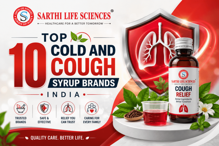 Top 10 Cold And Cough Syrup Brands India - Sarthi Lifesciences